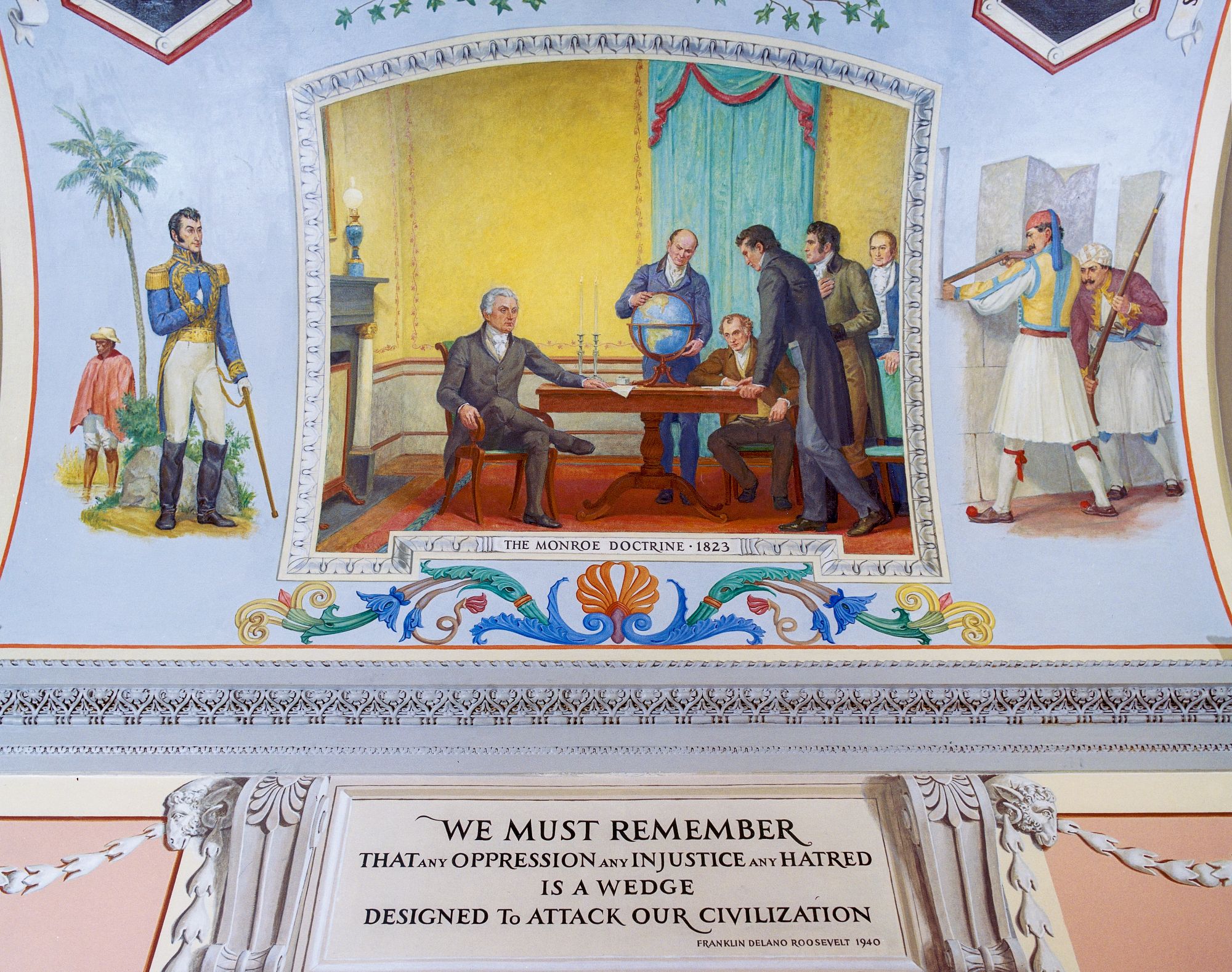 The Monroe Doctrine 1823 Architect Of The Capitol The Monroe Doctrine 1823 Architect Of The Capitol