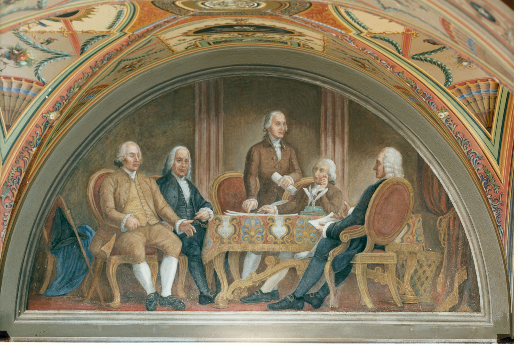 Signing of the First Treaty of Peace with Great Britain | Architect of ...