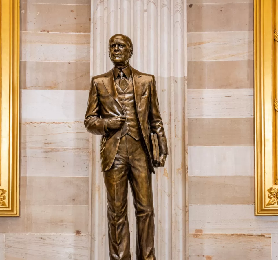 Gerald R. Ford Jr. Statue, U.S. Capitol for Michigan | AOC Gerald R. Ford Jr. Statue, U.S. Capitol for Michigan | AOC